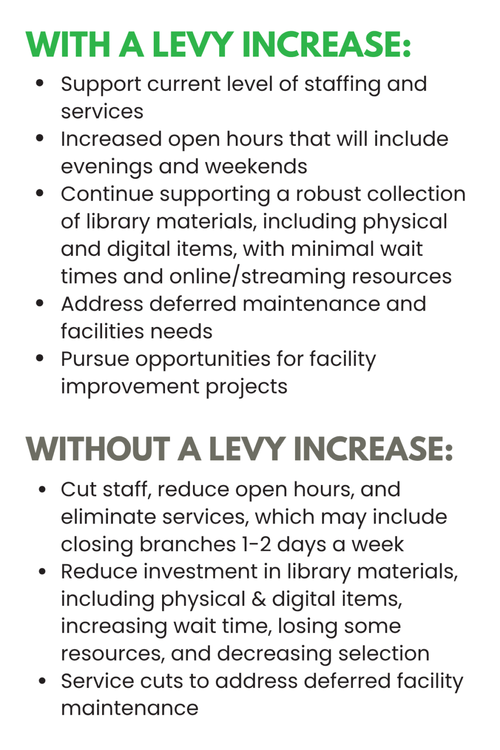 2026 Library Levy Information - Libraries of Stevens County